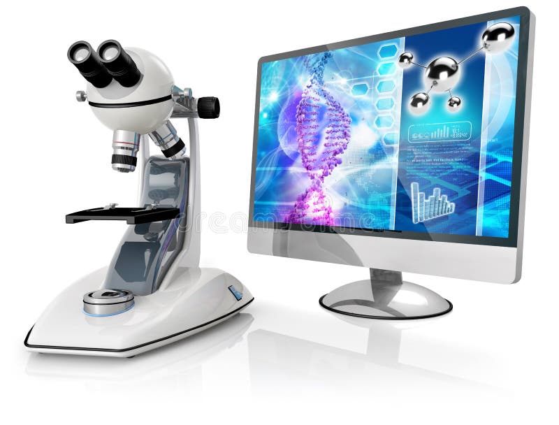 Genetic research stock illustration. Illustration of code - 54856801