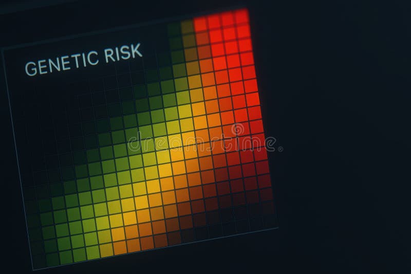 Genetic Risk Assessment Chart for Health Analysis and Predictive ...
