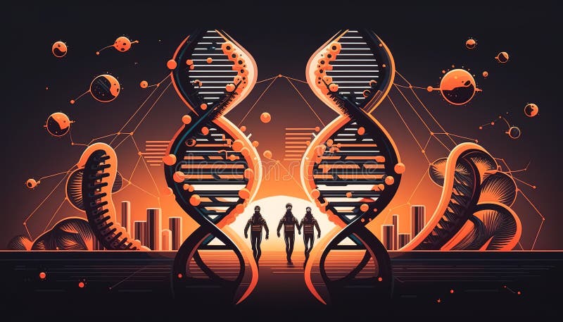 Genetic Scientists in the Lab. Genome and DNA Code Science Research ...