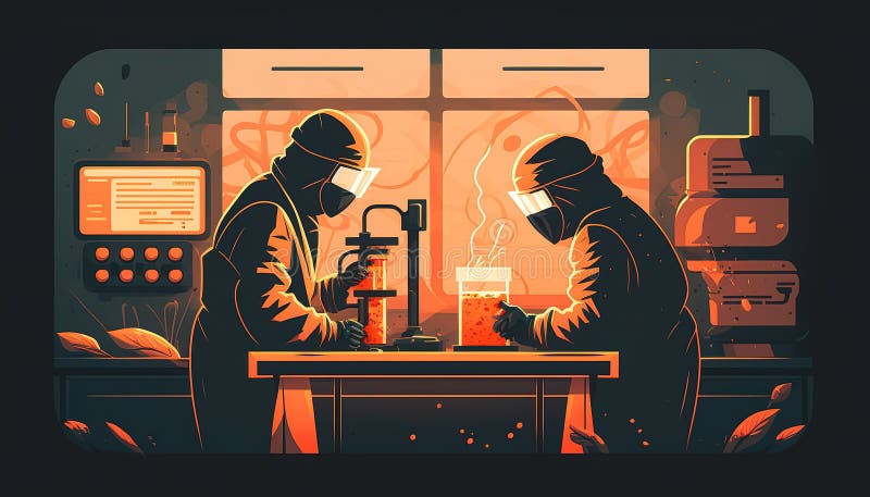 Genetic Scientists in the Lab. Genome and DNA Code Science Research ...