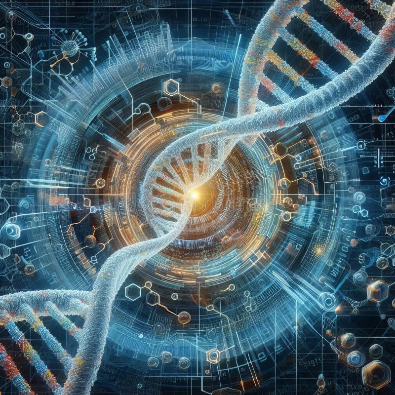 Genetic Sequencing a Visual Representation of DNA Sequencing Dat Stock ... Genetic Sequencing a Visual Representation of DNA Sequencing Dat Stock ...