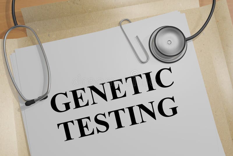 GENETIC TESTING concept stock illustration. Illustration of design ...