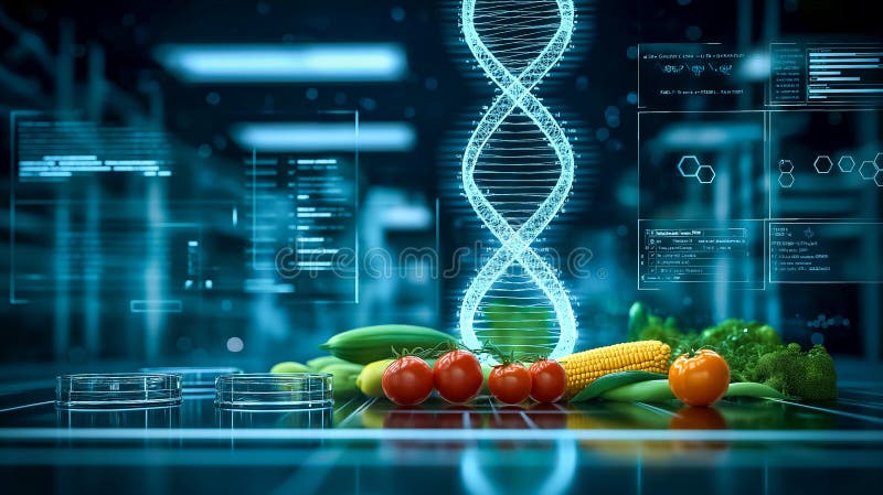 Genetically Modified Crops and Engineered Food Agriculture Concept ...