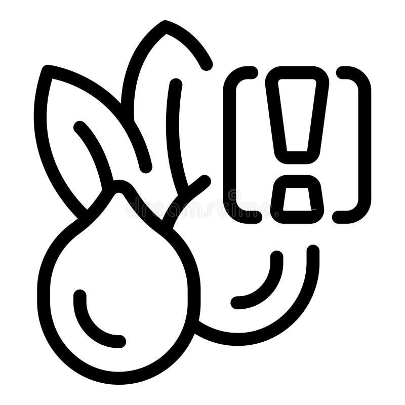 Genetically Modified Food, Onion with Exclamation Point Warning ...