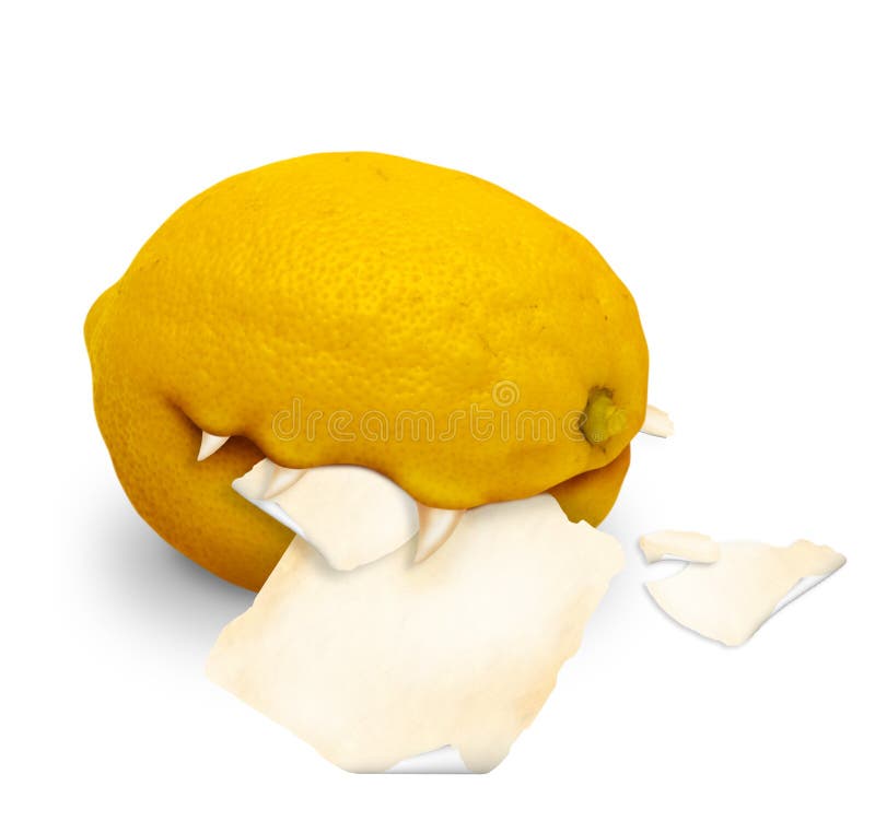 Genetically modified lemon stock image. Image of horror - 12820727