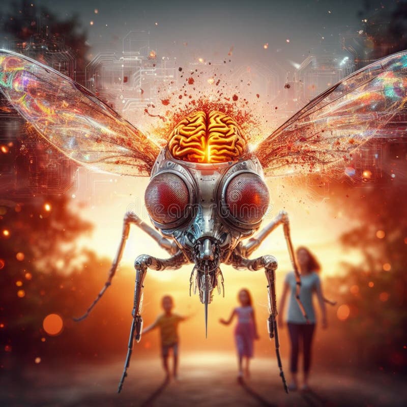 Genetically Modified Macro Closeup of Nano Robot Engineered Weapon ...