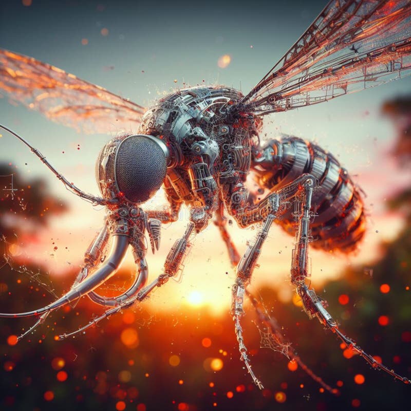 Genetically Modified Macro Closeup of Nano Robot Engineered Weapon ...