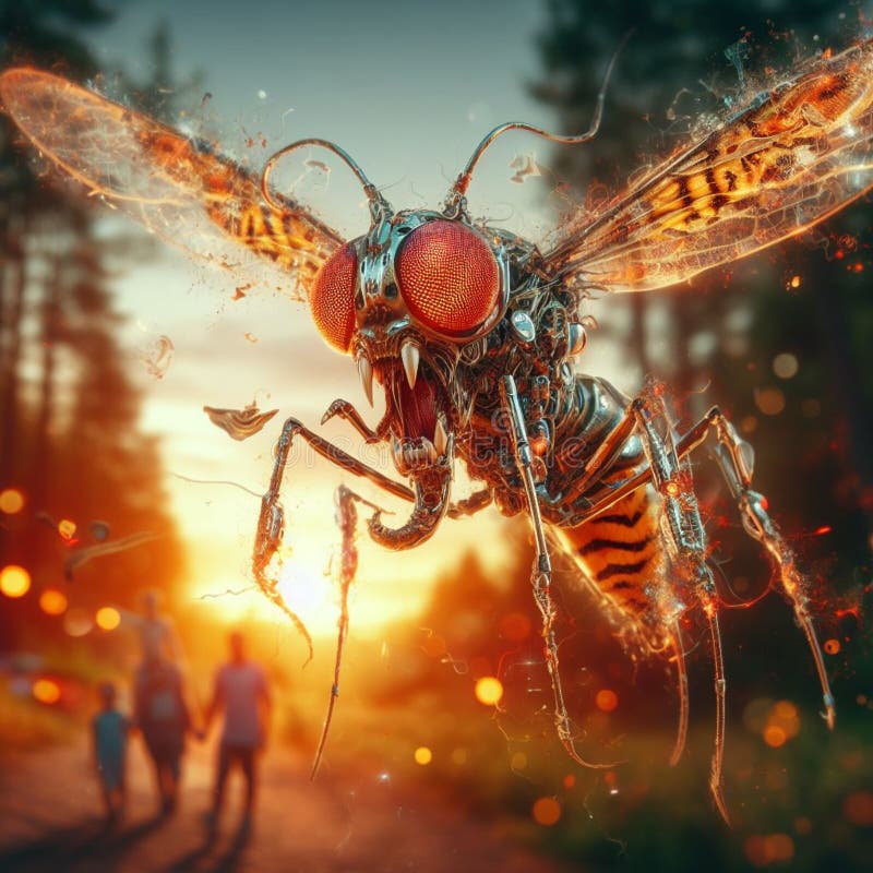 Genetically Modified Macro Closeup of Nano Robot Engineered Weapon ...