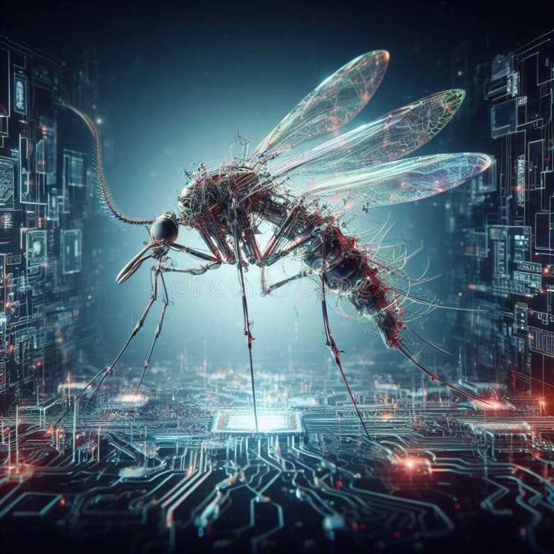 Genetically Modified Macro Closeup of Nano Robot Engineered Weapon ...