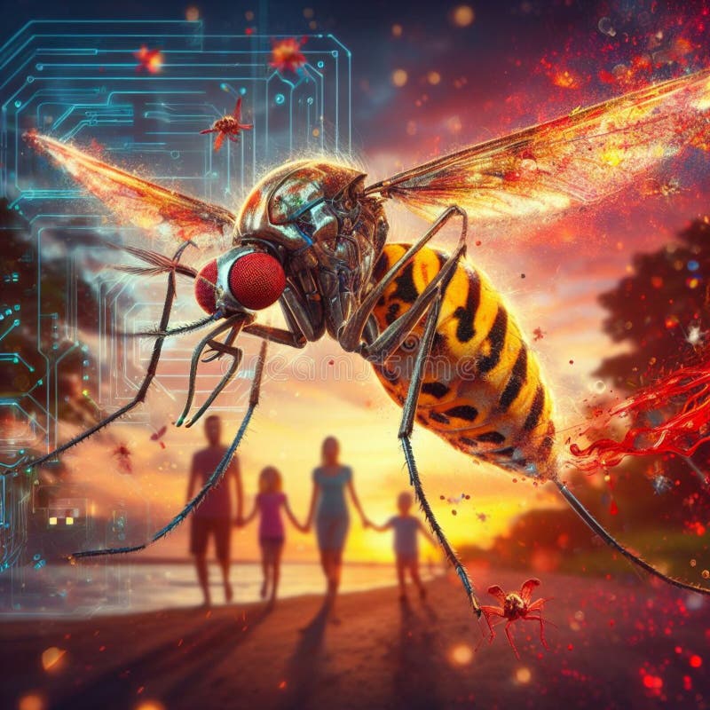 Genetically Modified Macro Closeup of Nano Robot Engineered Weapon ...