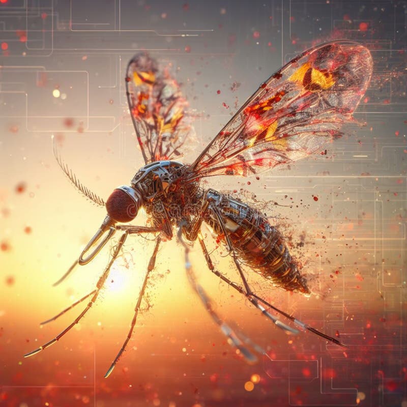 Genetically Modified Macro Closeup of Nano Robot Engineered Weapon ...