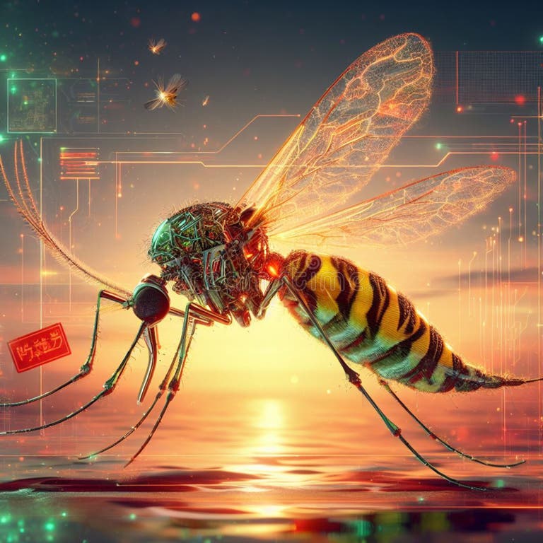 Genetically Modified Macro Closeup of Nano Robot Engineered Weapon ...