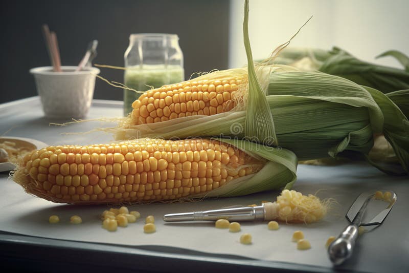 Genetically Modified Organism Food Concept. Generative AI Stock ...