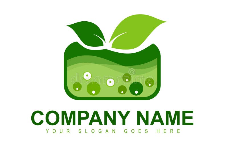 Genetically Modified Plant Logo Stock Illustration - Illustration of ...