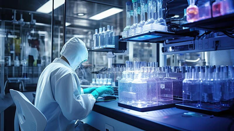 Research Dna Sequencing Machine Stock Illustration - Illustration of ...