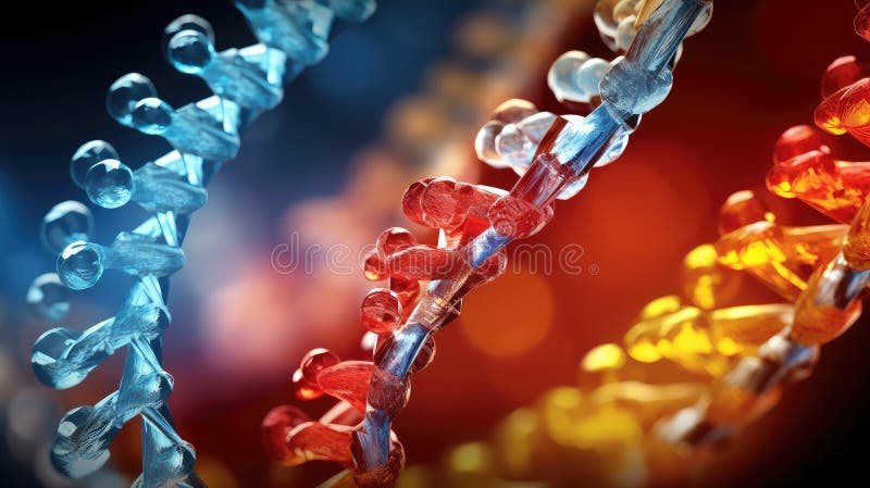 Genetics infographics dna stock illustration. Illustration of generated ...