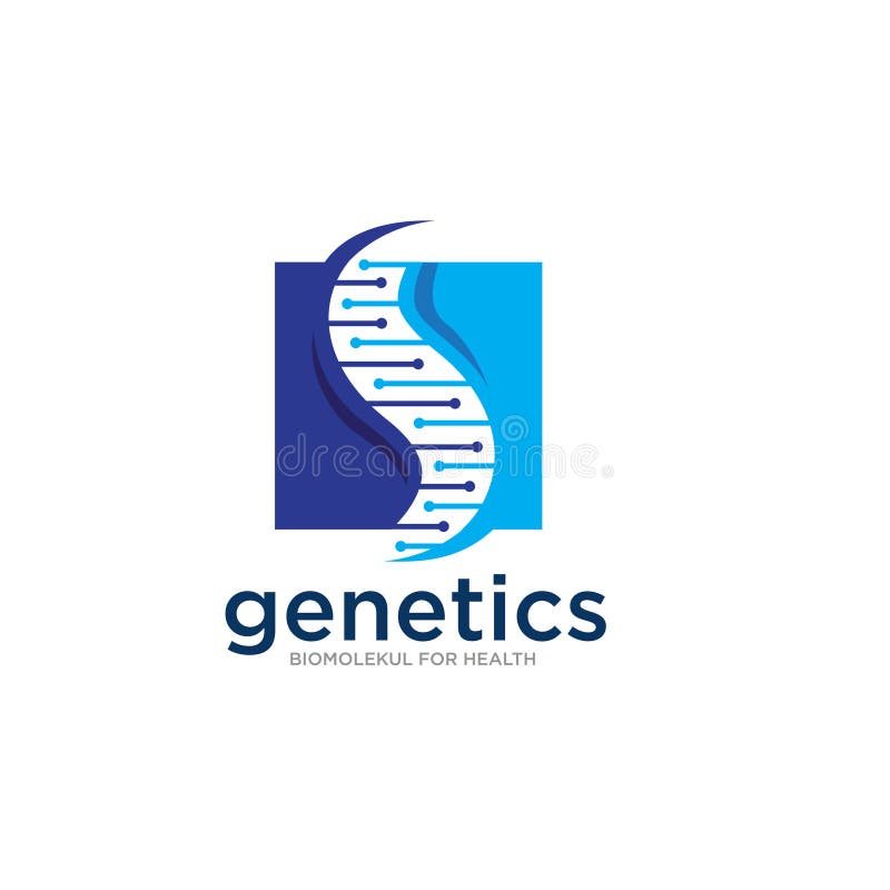 Genetics Logo Designs for Medical Service with Dna and Bio Molecule ...