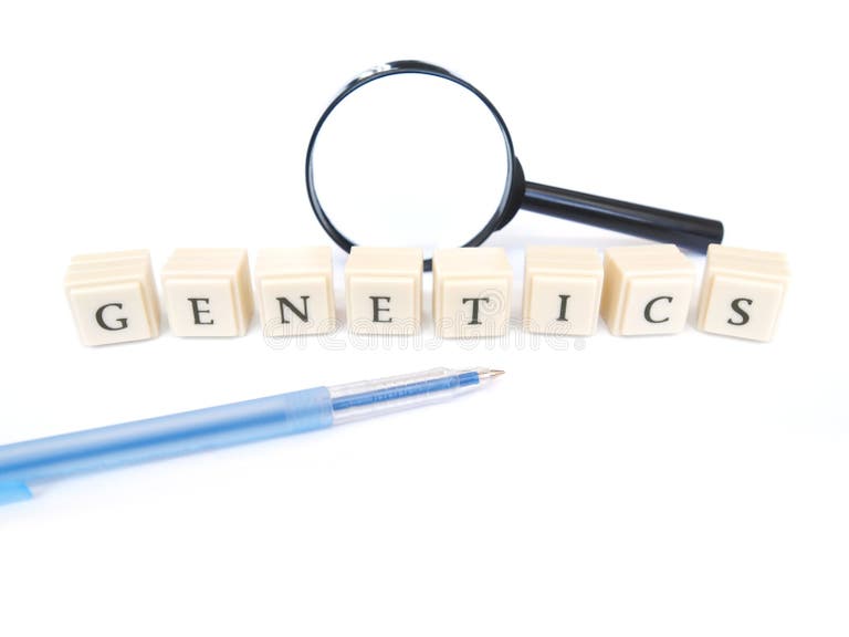 Genetics word stock photo. Image of concept, chromosomes - 13049642