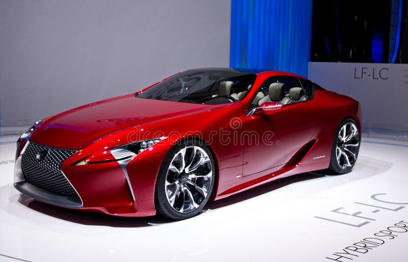 Geneva 2012 - Lexus hybrid editorial photography. Image of cars - 23897042