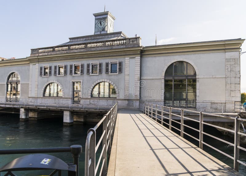 Old Building in Geneva stock photo. Image of center, dumont - 64500086