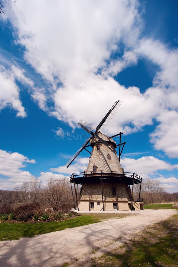 Geneva, Illinois, USA - Windmill Stock Photo - Image of park, suburb ...