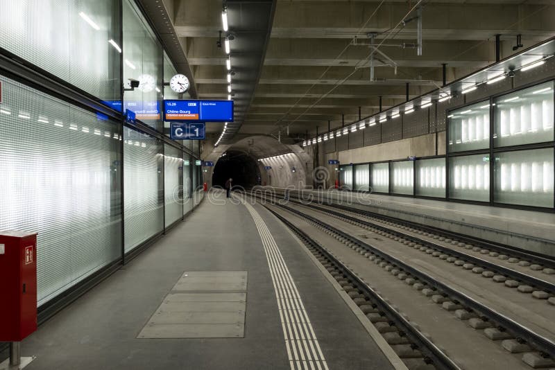 Geneva a Station of the Leman Express Editorial Image - Image of leman ...