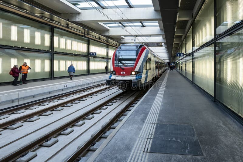 Geneva a Station of the Leman Express Editorial Photo - Image of ...