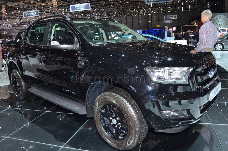 Geneva, Switzerland, March 07-2018: Ford Ranger at GIMS Editorial ...
