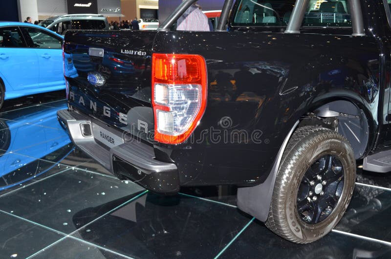 Geneva, Switzerland, March 07-2018: Ford Ranger at GIMS Editorial ...