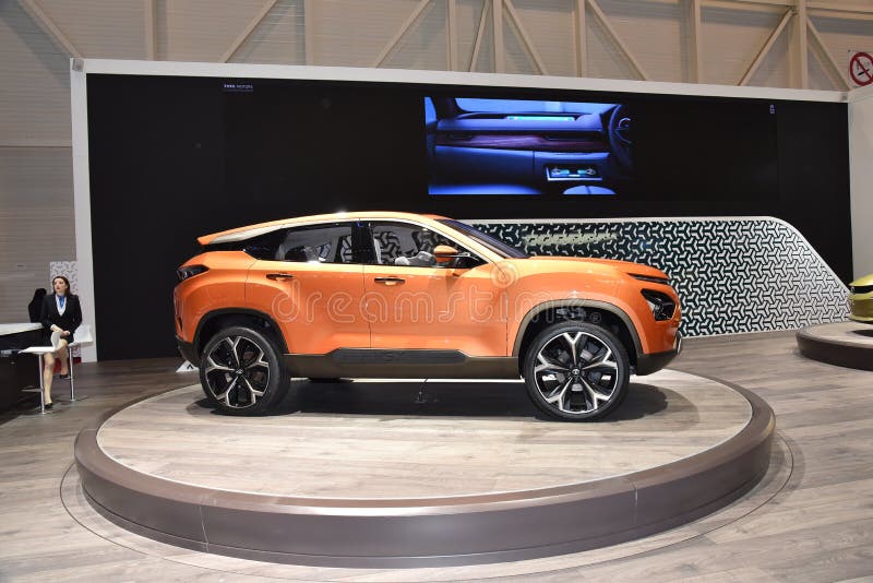 Geneva, Switzerland, March 06-2018: Tata H5X at GIMS Editorial Stock ...