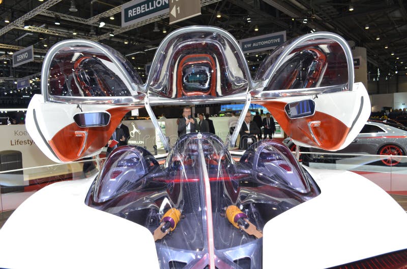 Geneva, Switzerland, March 06-2018: Techrules Ren at GIMS Editorial ...