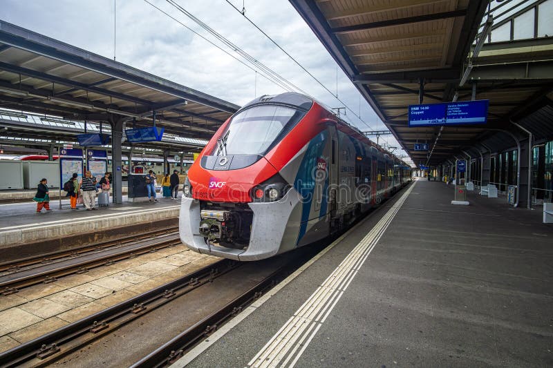 Geneva, Switzerland - September 8 2023: Geneve Cornavin Railway Station ...