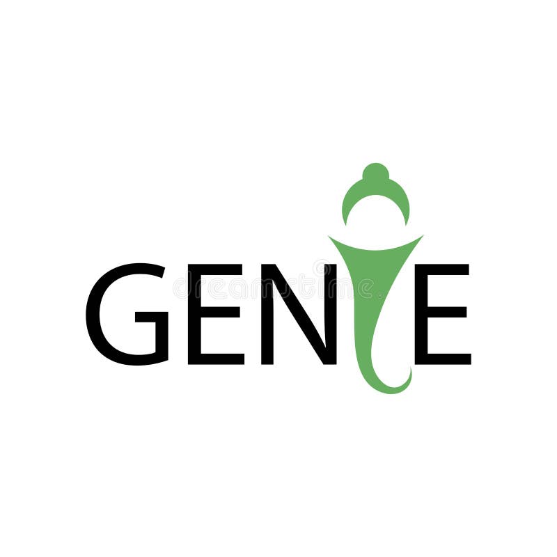 Genie Icon Logo Free Vector Stock Vector - Illustration of logo, arabic ...