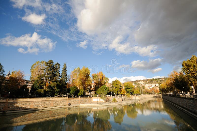 Genil river stock photo. Image of landscape, scene, outdoors - 19906064