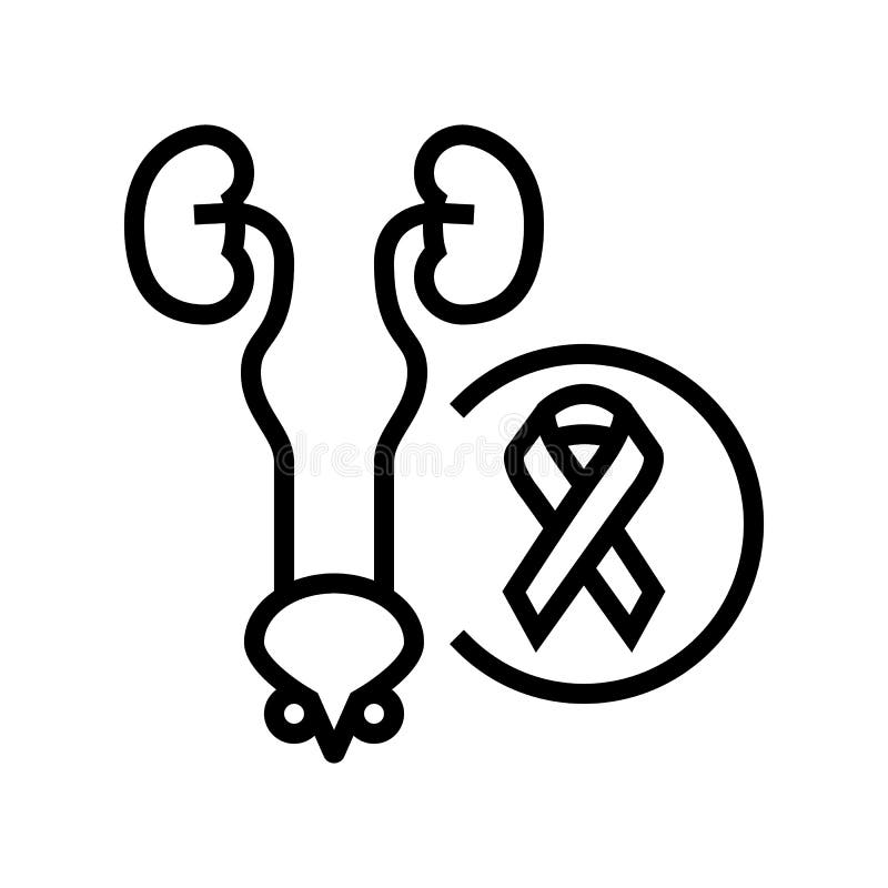 Genitourinary System Disease Line Icon Vector Illustration Stock ...