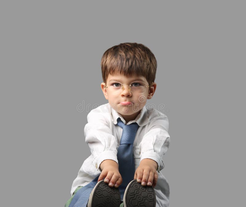 Genius stock photo. Image of portrait, isolated, baby - 12125114