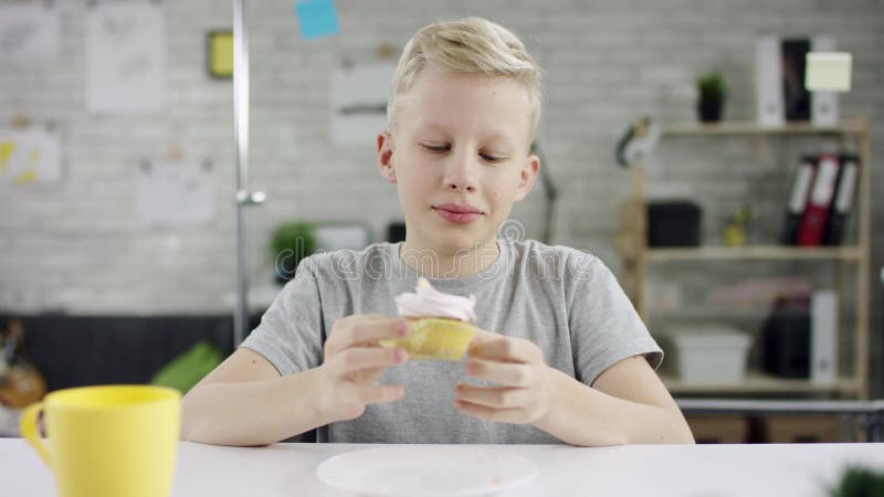 Genius Boy Wonder Hacks System at Cyberspace. Cute Kid Young Programmer ...