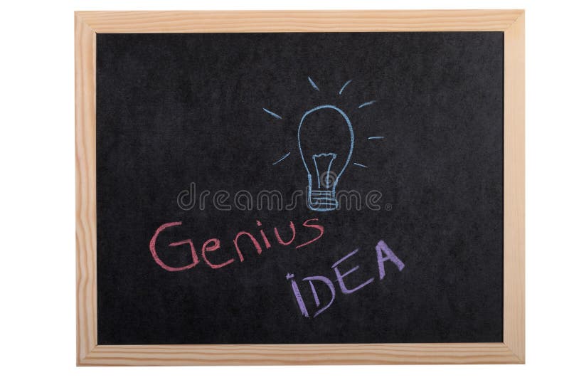 Genius idea stock photo. Image of isolated, energy, innovation - 17089658