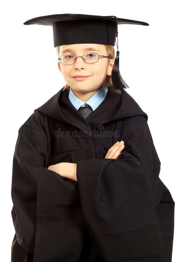 Genius kid stock photo. Image of happiness, smart, graduate - 22994466