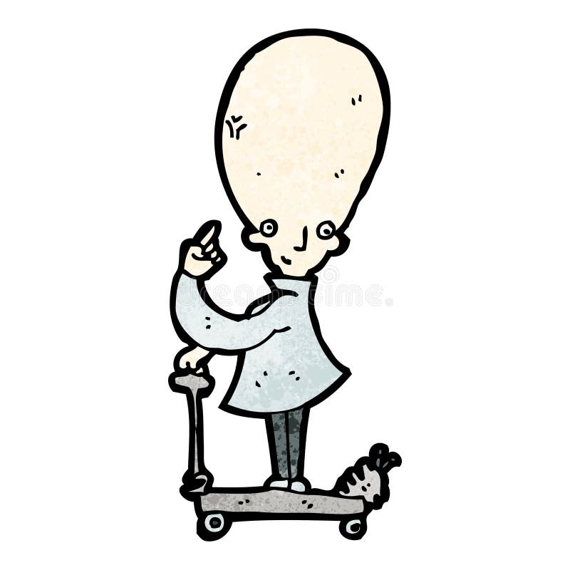 Cartoon Big Head Scientist Stock Illustrations – 41 Cartoon Big Head ...
