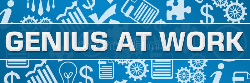 Genius at Work stock illustration. Illustration of alternative - 7515097