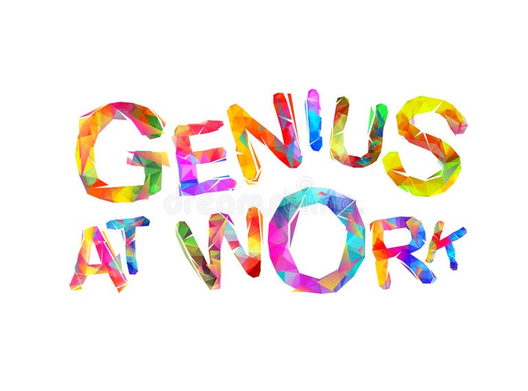 Genius Letters Stock Illustrations – 485 Genius Letters Stock ...