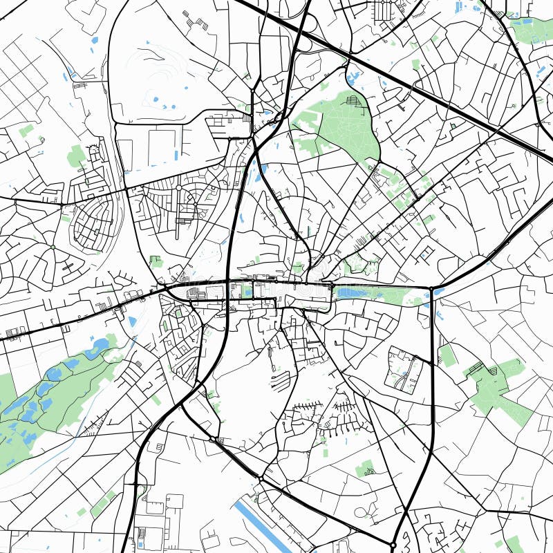 Genk map. stock illustration. Illustration of pattern - 306587444