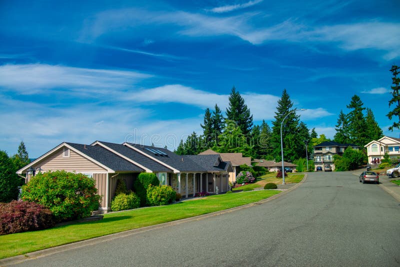 Genoa Bay Coastline in Vancouver Island, Canada Stock Image - Image of ...