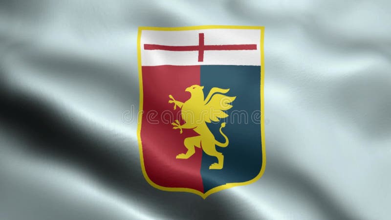 Genoa Flag Video Waving in Wind Genoa Flag Wave Loop Waving in Wind ...