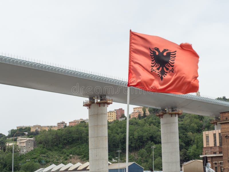 Genoa 16 May 2020, the Reconstruction of the Morandi Bridge Editorial ...