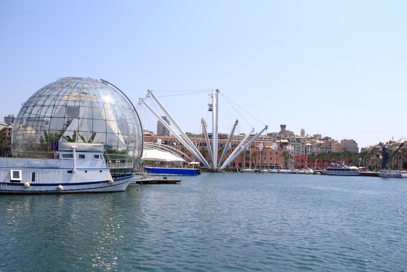 Genoa Old Harbour stock image. Image of turistic, harbour - 7467097