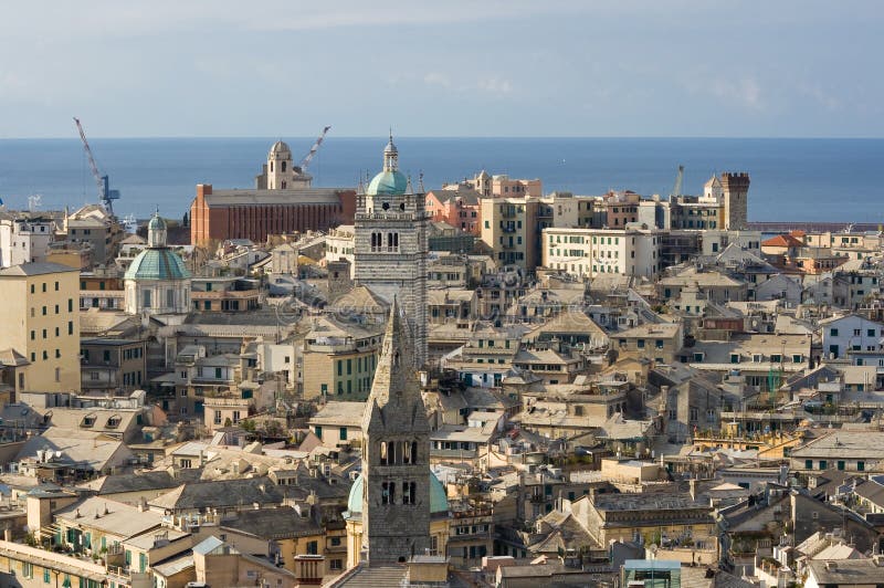 Genoa, old town stock photo. Image of historical, cement - 8773770