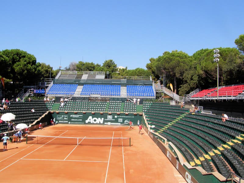 Genoa Tennis Stadium editorial photography. Image of court - 10846917