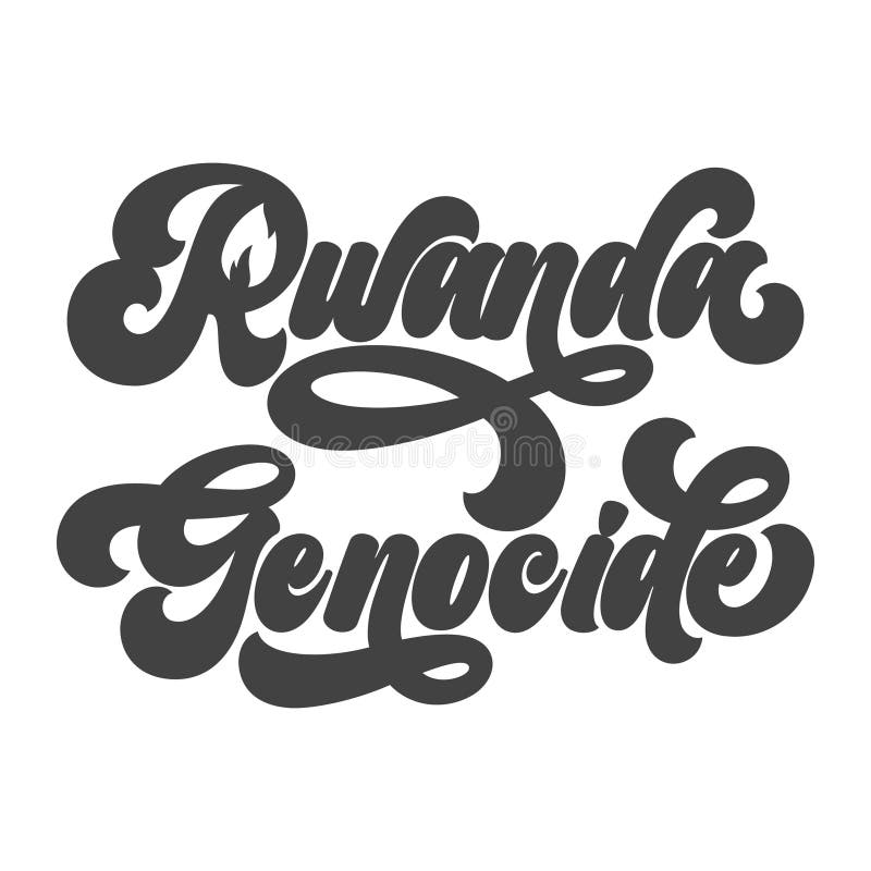 Genocide Rwanda with Fire Design Vector Llustration Stock Vector ...